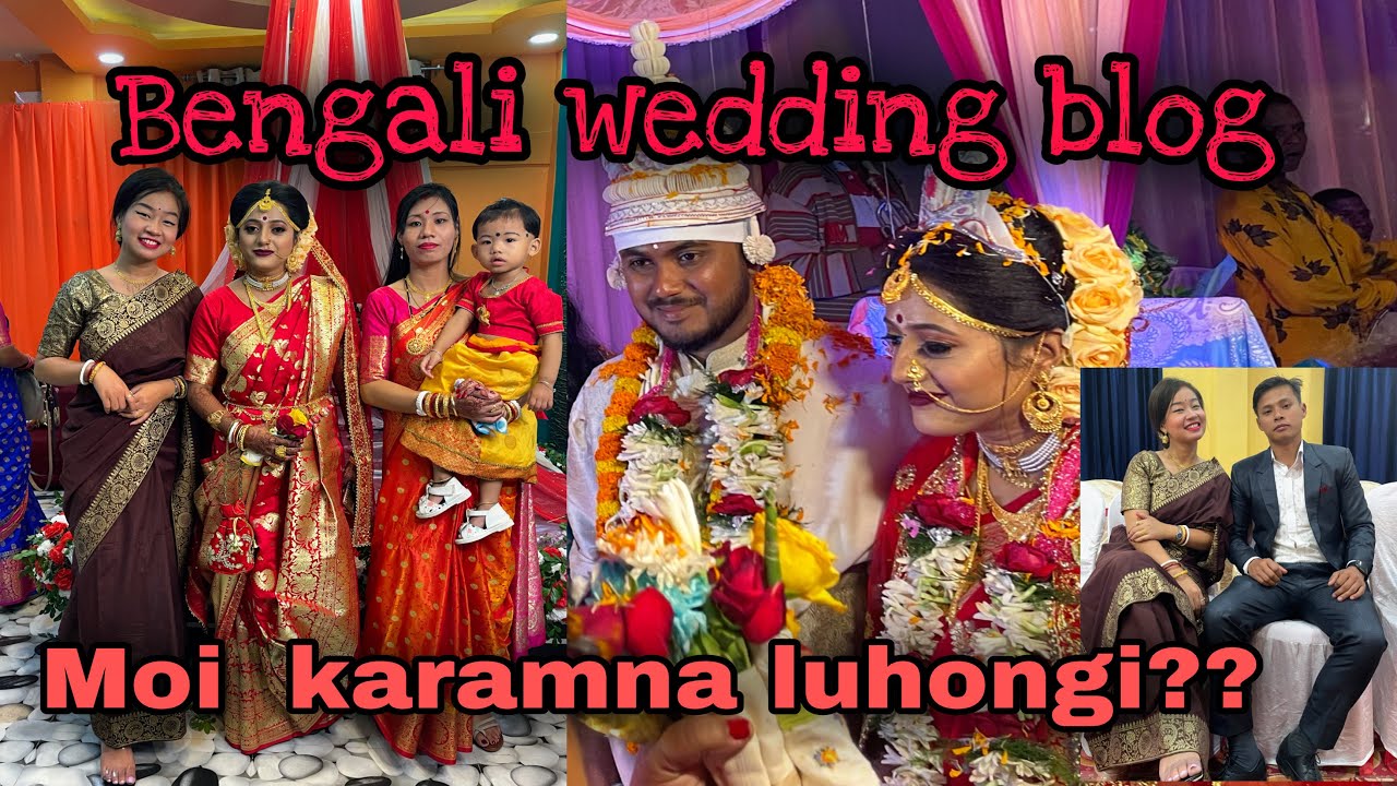 Bengali didi marriage ceremony// lovely couple// wedding vlog ...