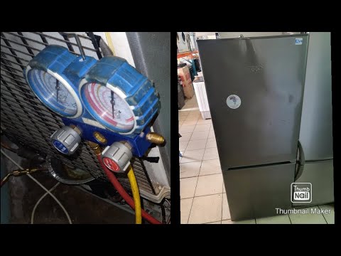 KIC refrigerator not cooling(Leak discovered and repaired) - YouTube