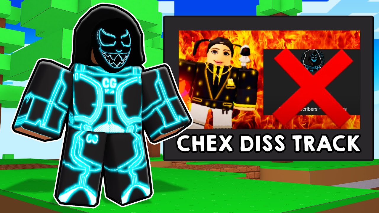 I REACTED To The WORST DISS TRACK Made On Me.. (Roblox Bedwars) - YouTube