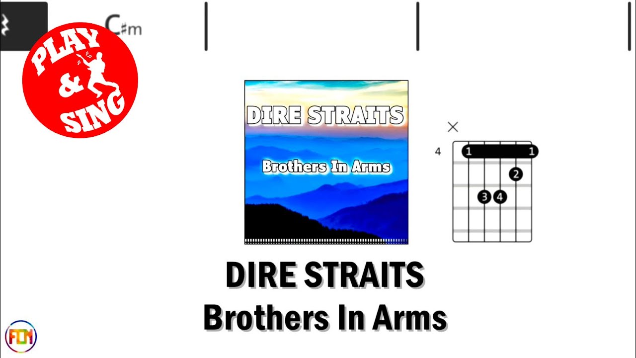 DIRE STRAITS Brothers In Arms • No Audio | Scrolling Guitar Chords ...