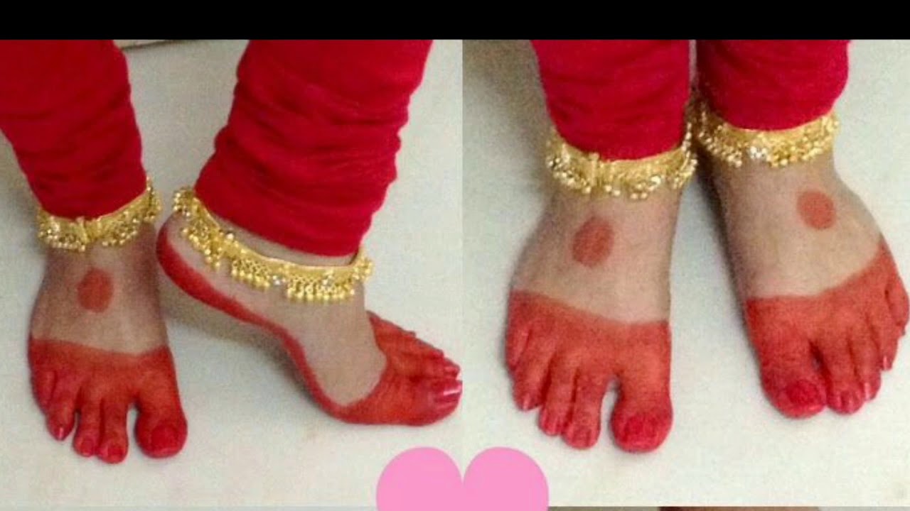 Anklet and Alta - Alta it is a Red Dye Which Women in India Apply With ...