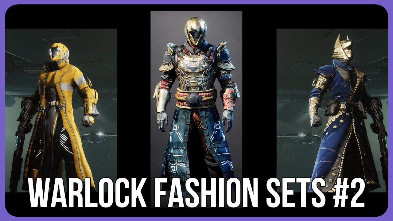 Destiny 2 Warlock Fashion Sets #2 - YouTube