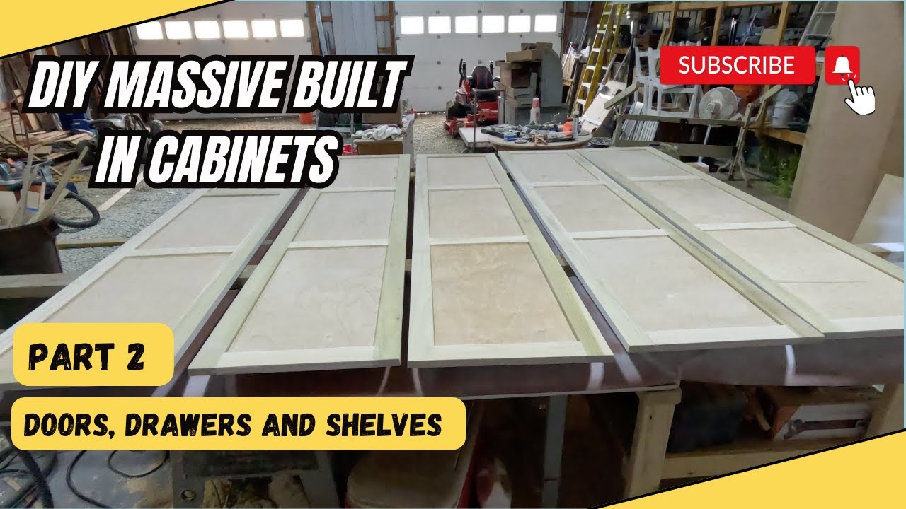 Built-In Cabinets Part 2 - Doors, Drawers and Shelves | How-To Build ...