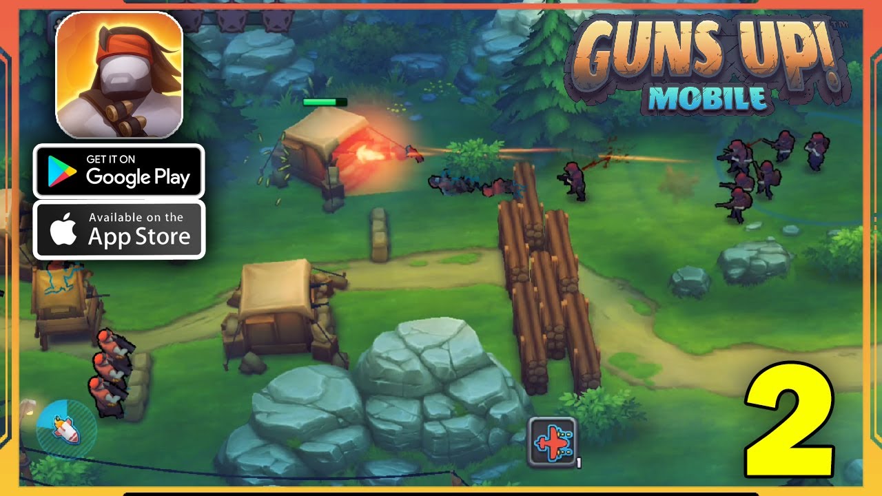 GUNS UP! Mobile Gameplay Walkthrough (Android, iOS) - Part 2 - YouTube