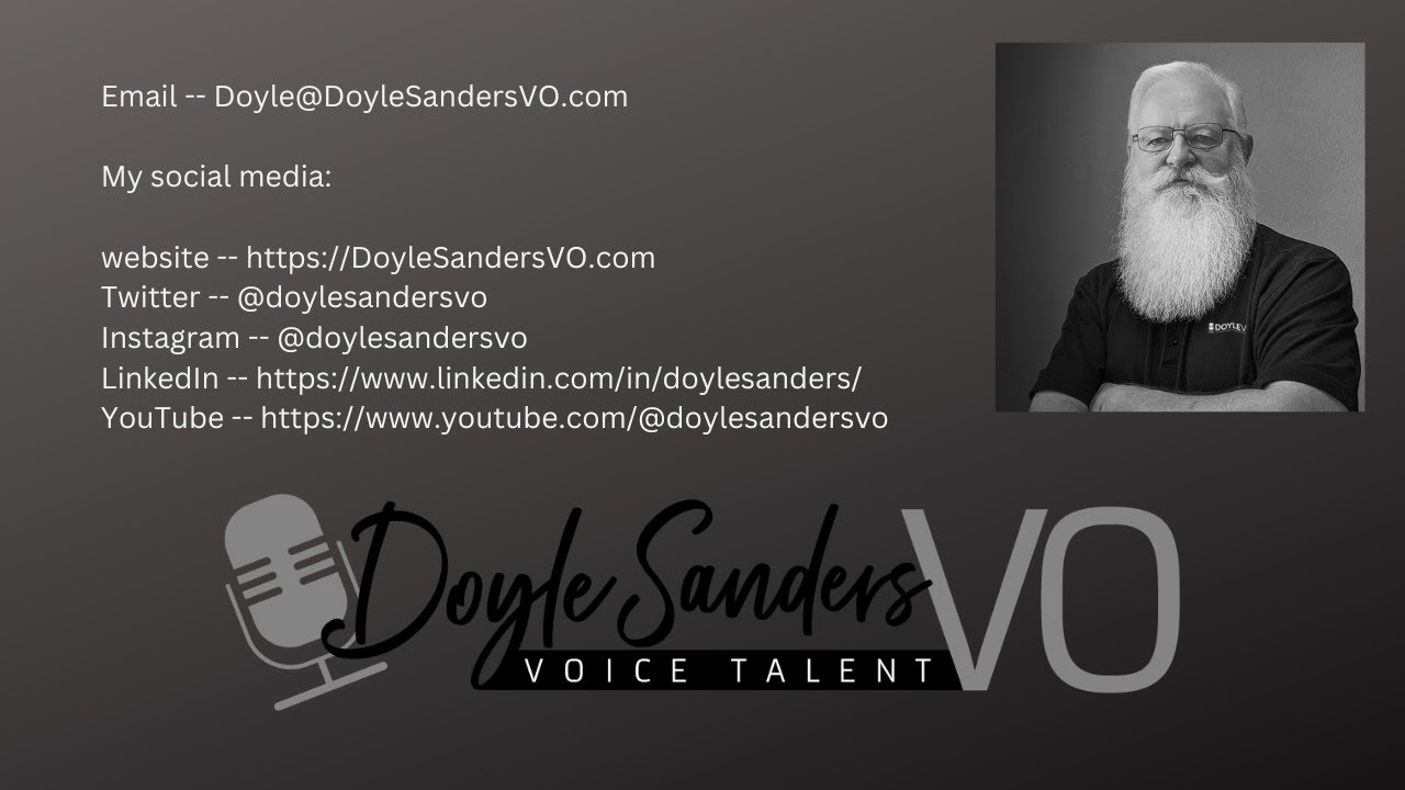 DEMO - TV Narration - Red Lobster - The Hard Way - Doyle Sanders - YouTube