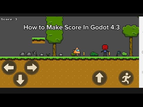 How to Make Score in Godot 4.3(everything else is for coins) - YouTube