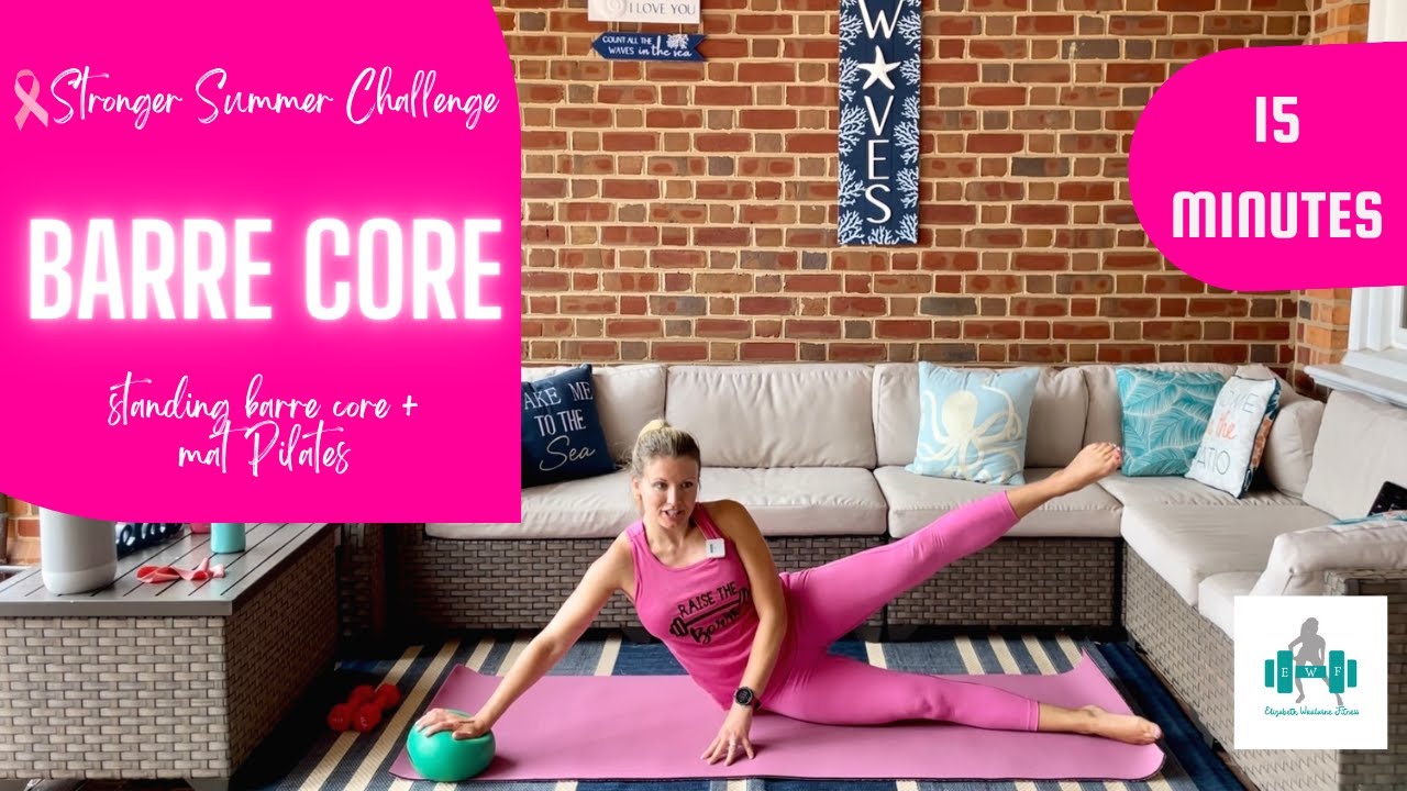 15 Minute Core Workout / Pilates and Barre Core - YouTube