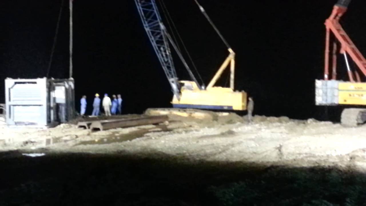 OFFSHORE SHEET PILE INSTALLATION - YouTube