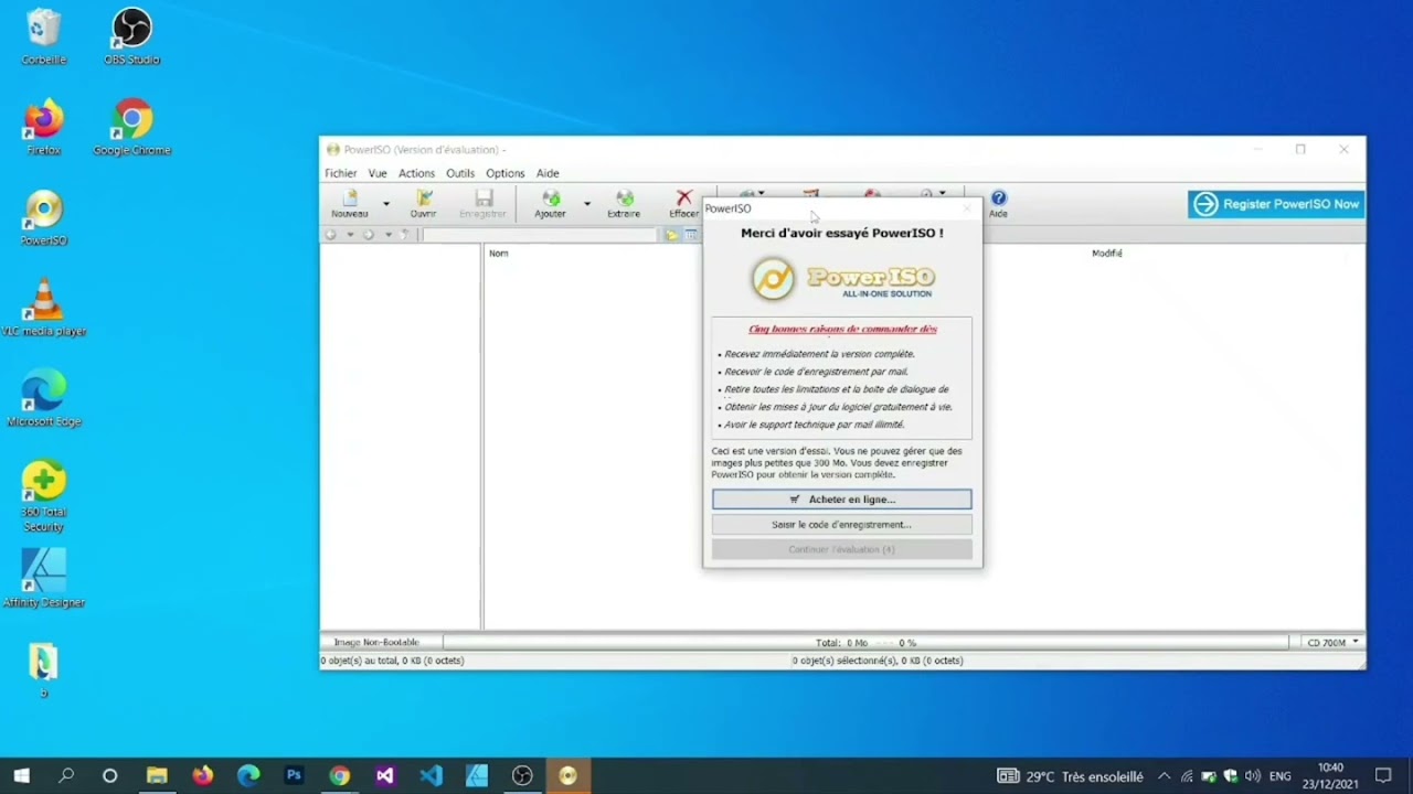 Comment Booter une clé USB avec Power Iso @Grafc.ibd - YouTube