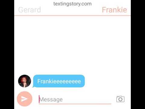 😏 | frerard texting story - YouTube