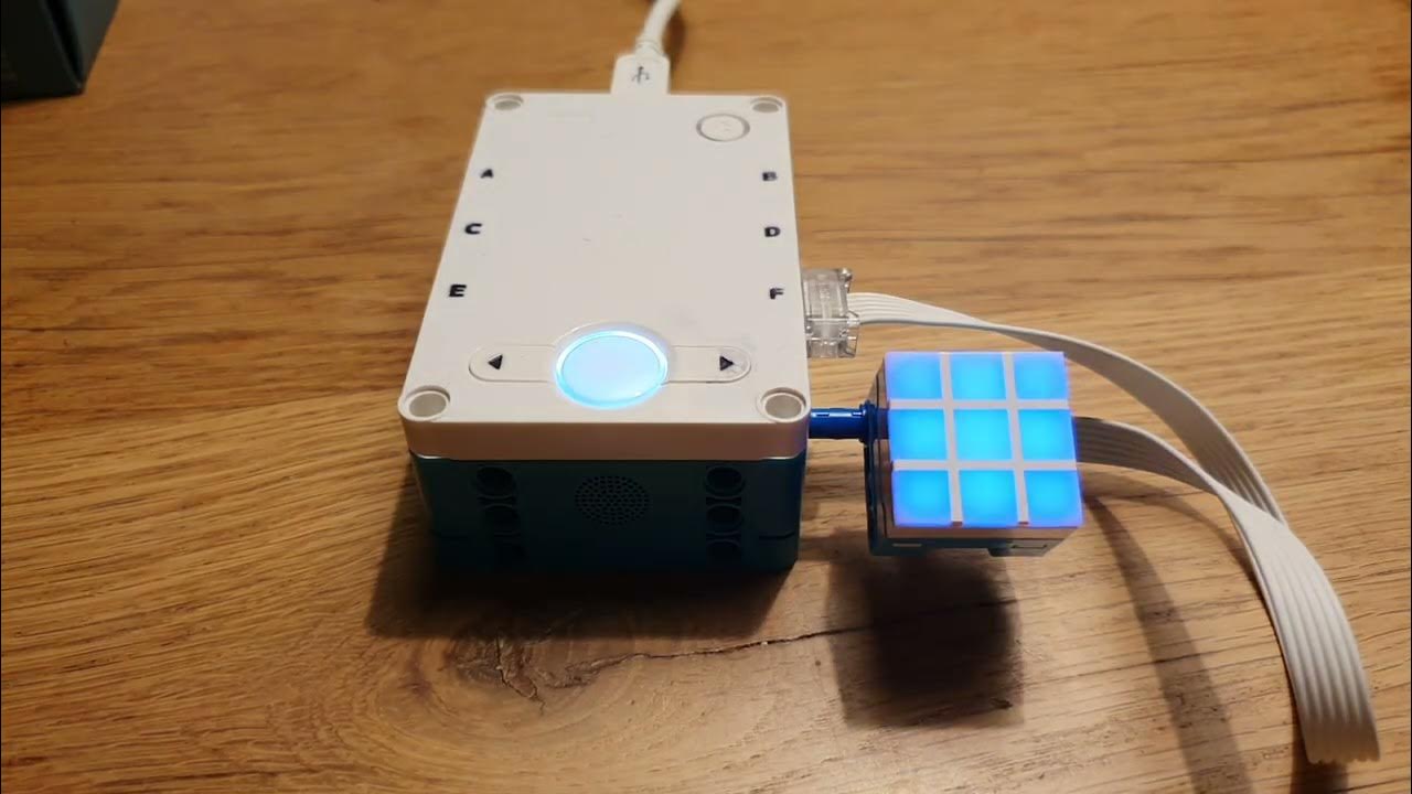 WordBlocks: Robot Inventor hub controlling the 3x3 LED matrix - YouTube