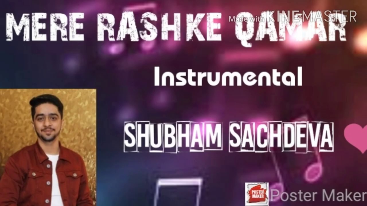 Mere Rashke Qamar || INSTRUMENTAL 🎹 || SHUBHAM SACHDEVA || Casio Cover - YouTube