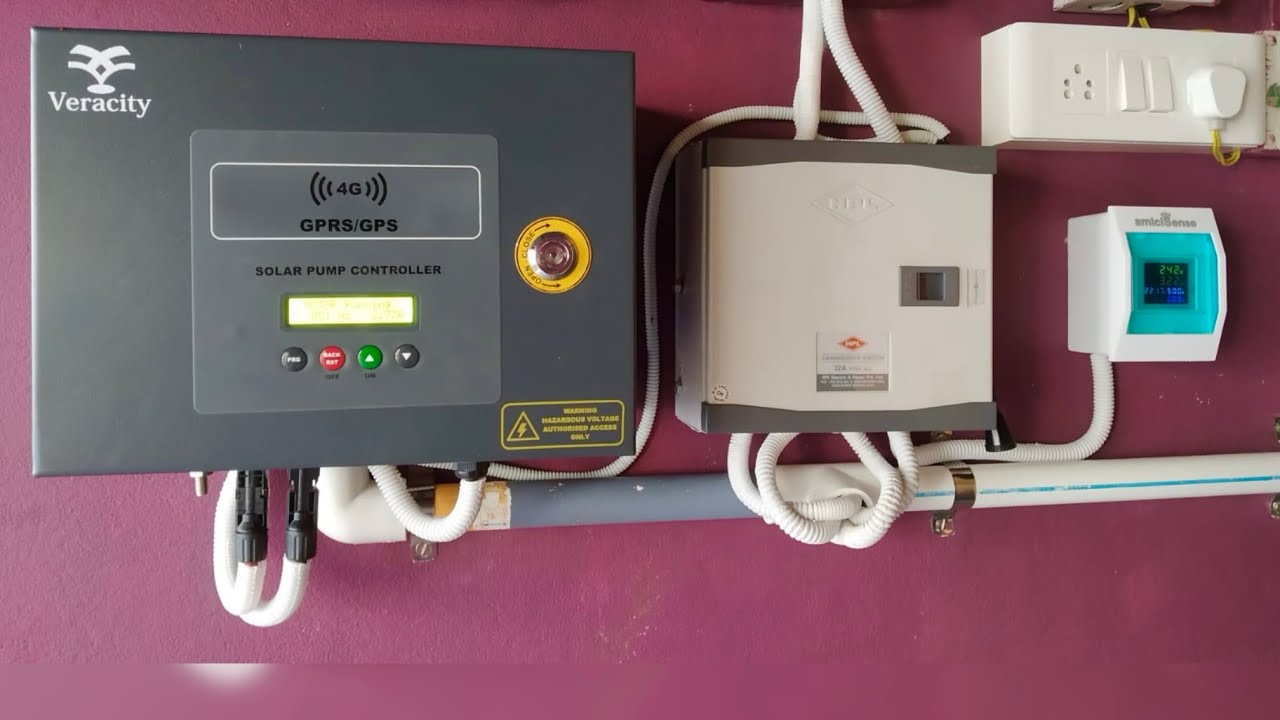 4g GPRS/GPS Solar Pump Controller & Home Load Mppt System Battery ...