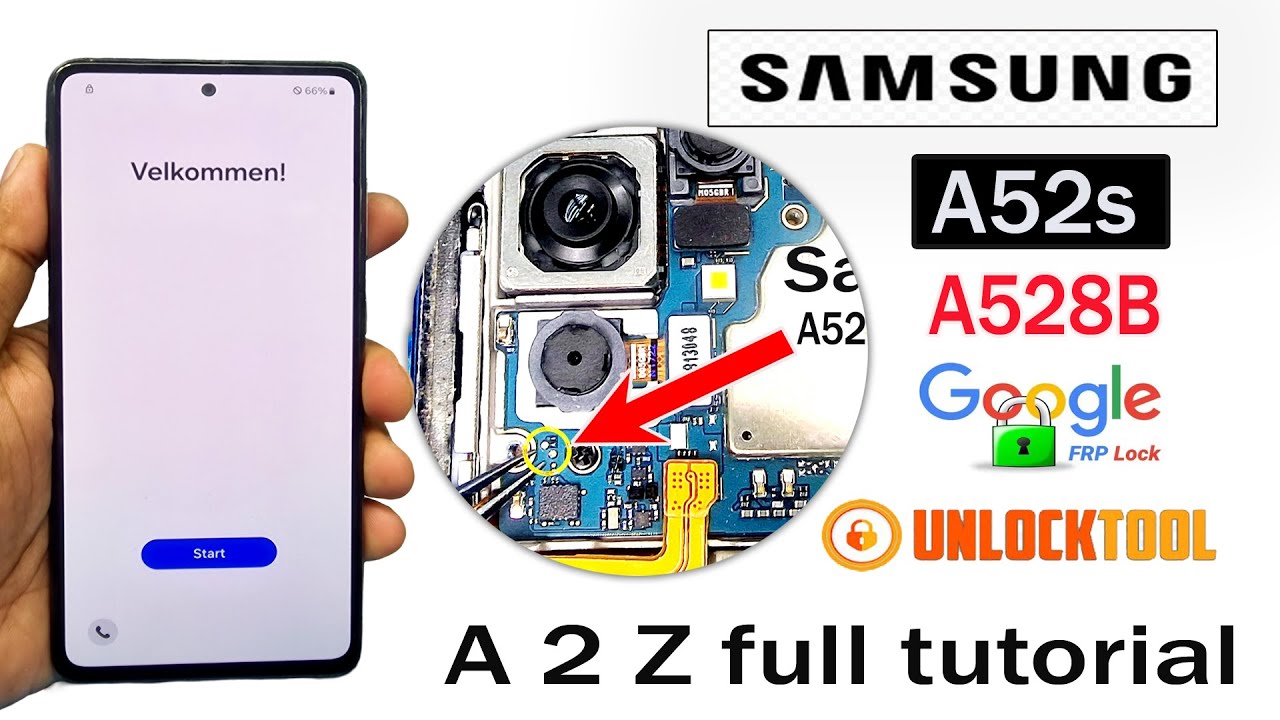 Samasung Galaxy A52s (SM-A528B) FRP Bypass Unlock Tool Test Point Full ...