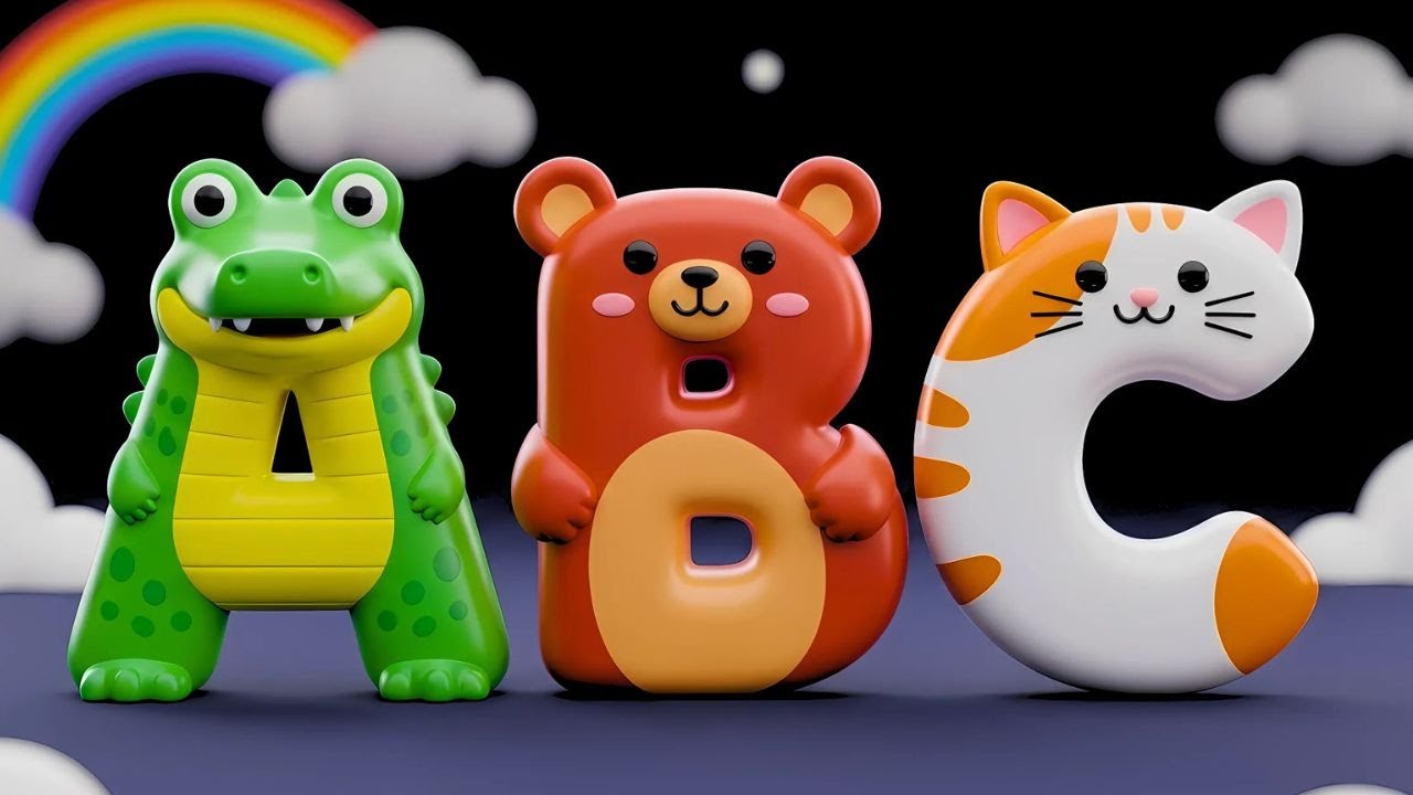 Super Fun Learn ABC With Jungle Animals! Fun Kids Song - YouTube