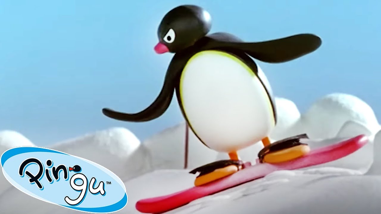 Snowboarder Pingu! 🐧 | Pingu - Official Channel | Cartoons For Kids ...