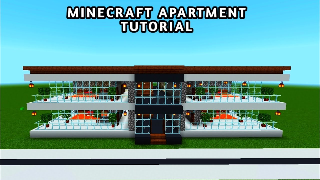 Minecraft Apartment Tutorial build - YouTube