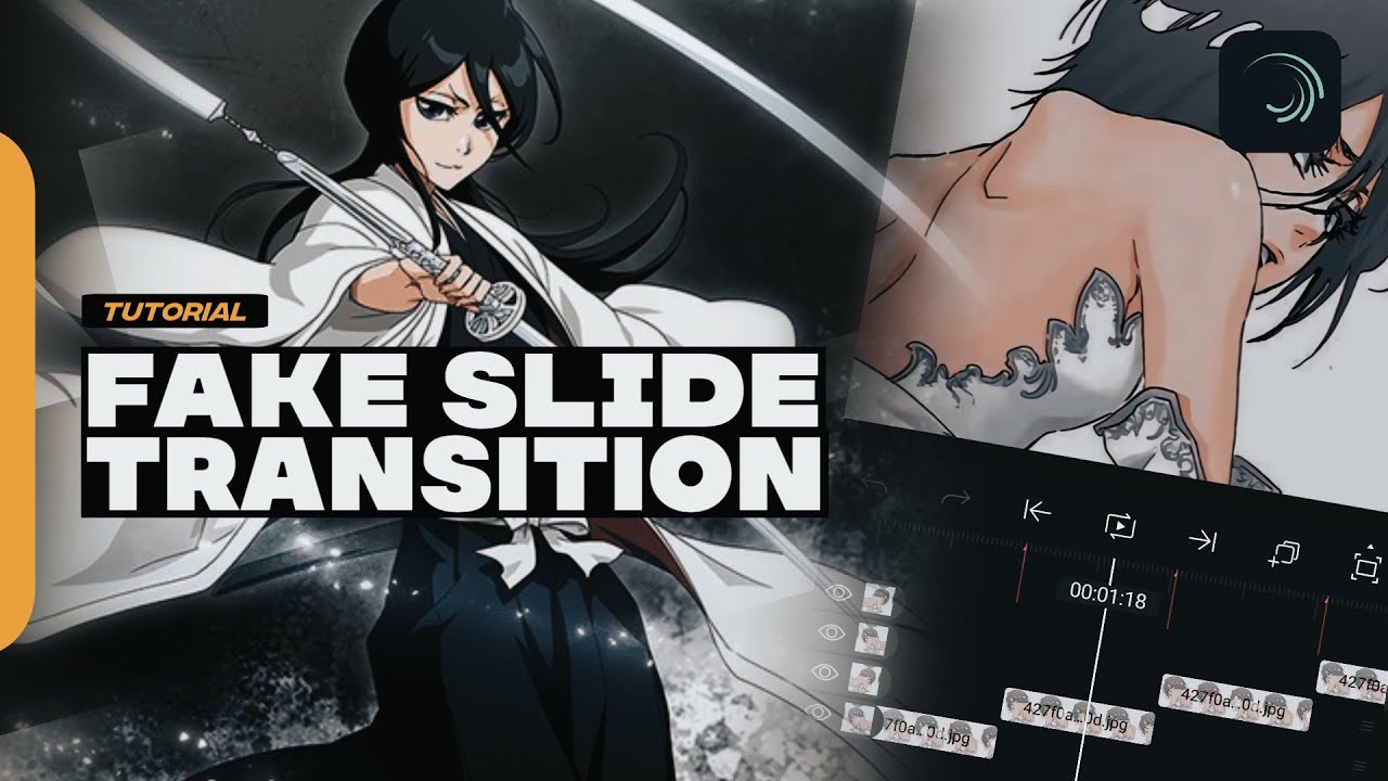 FAKE SLIDE TRANSITION ON ALIGHT MOTION - Alight Motion Tutorial - YouTube