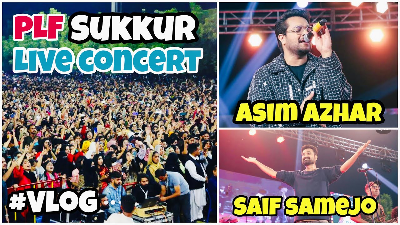 Boys goes crazy on Asim azhar performance 🔥 ️ || live concert Asim azhar || saif samejo || PLF ...
