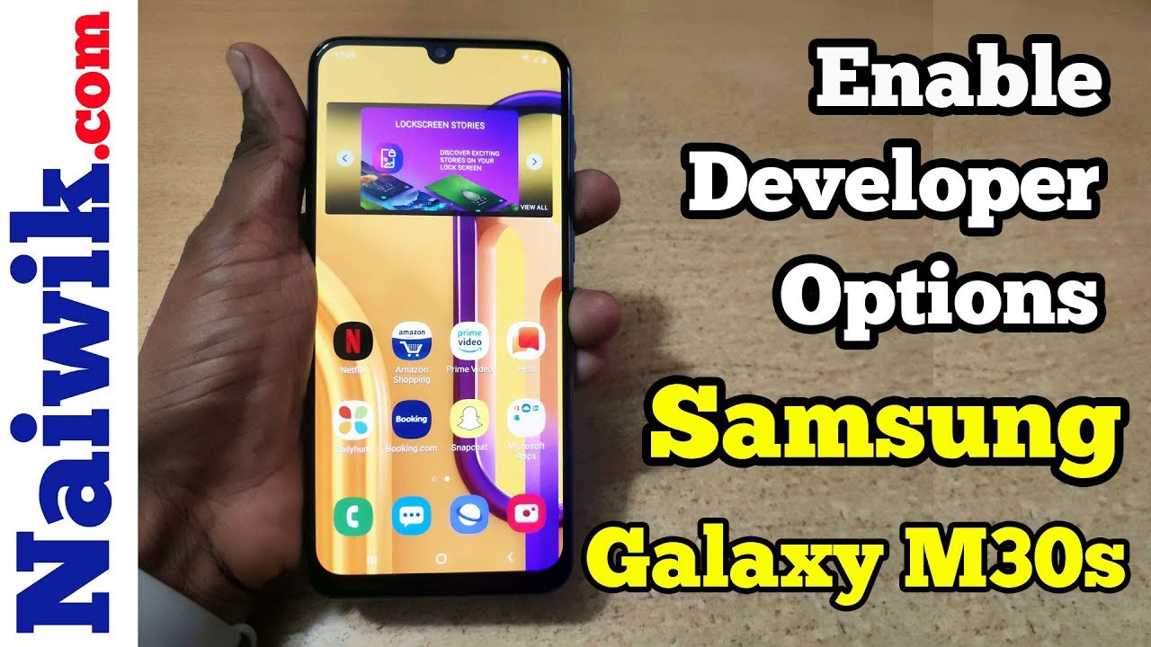 Enable Developer options in Samsung Galaxy M30s - YouTube