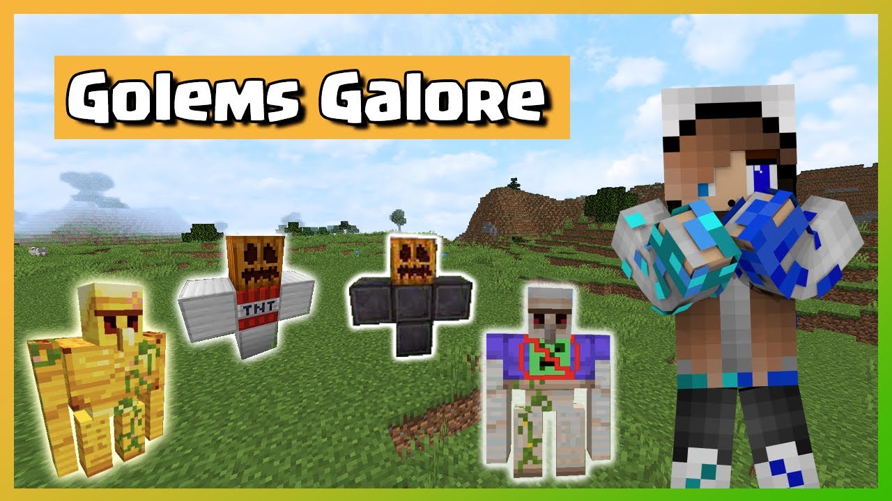 Mod Showcase: Golems Galore | Minecraft - YouTube