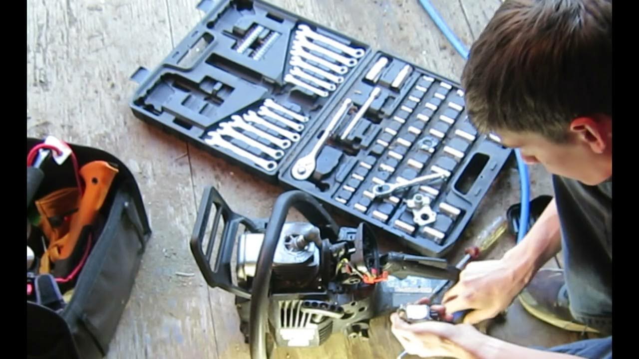 Fixing A Craftsman Chainsaw - YouTube