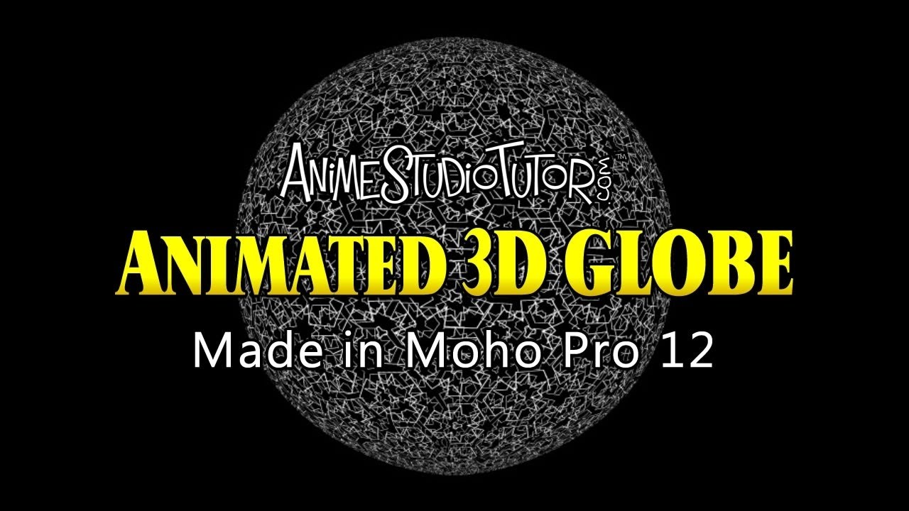 Animated 3D Globe - Anime Studio Tutor - YouTube