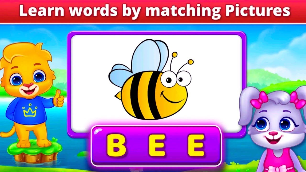 "Spelling & Phonics for Kids | Fun Learning Game Part 2 | ABC Learning & Words!" - YouTube
