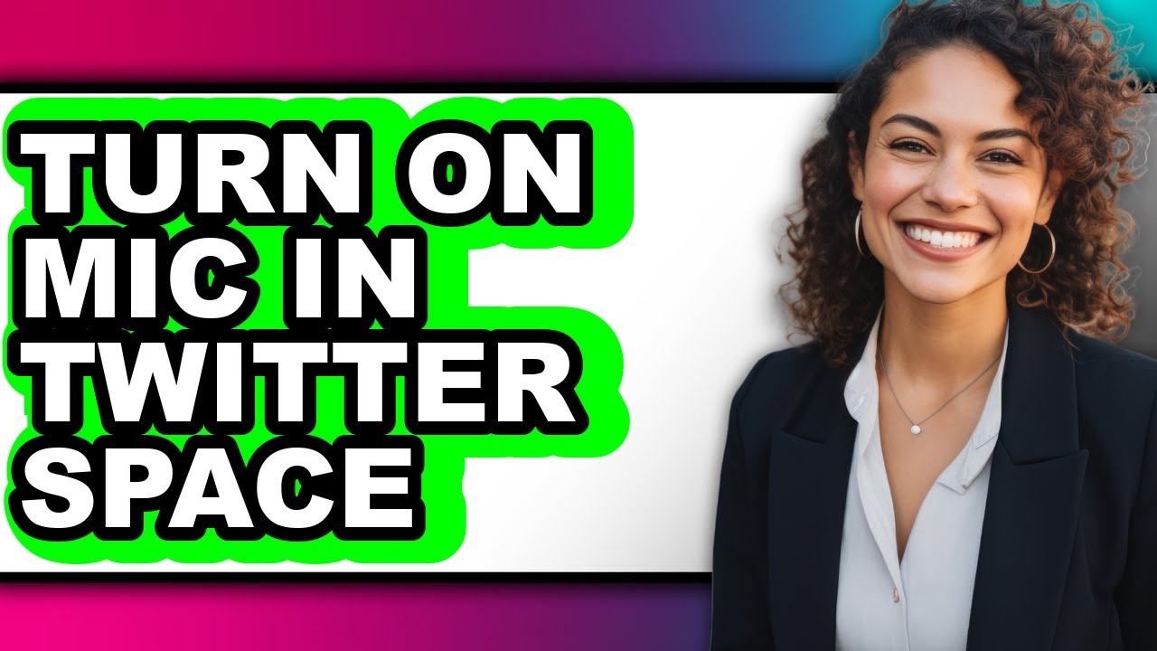 How to Turn on Mic in Twitter Space (only Way) - YouTube