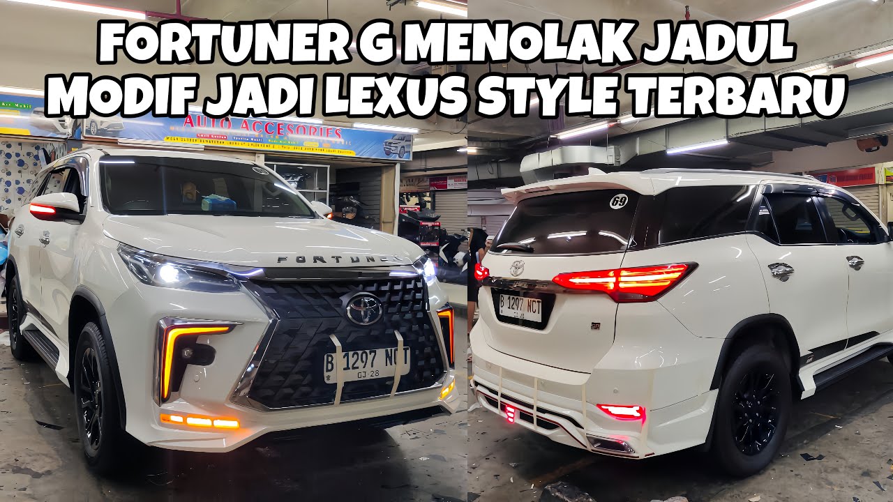 SUPER MEWAH FORTUNER G 2016 MODIF LEXUS STYLE TERBARU | FORTUNER ...