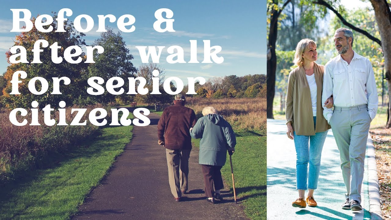 Senior Citizen keliye Warm up Walking & stretching | Before & after ...