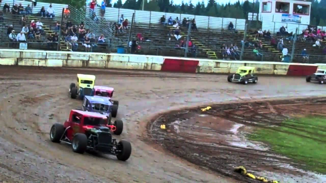 dwarf car fair benefit race 1 River City Speedway 7-18-12 - YouTube