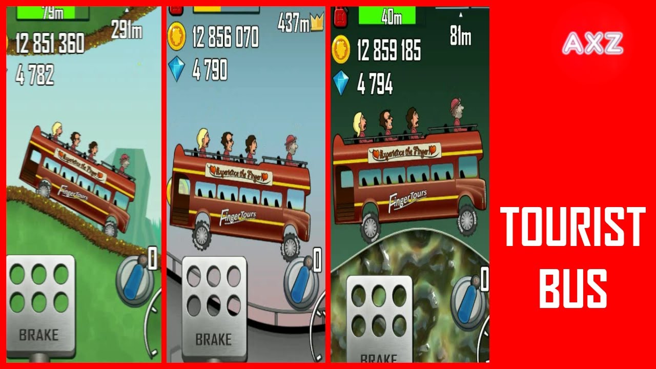 Hill Climb Racing: Tourist Bus - YouTube