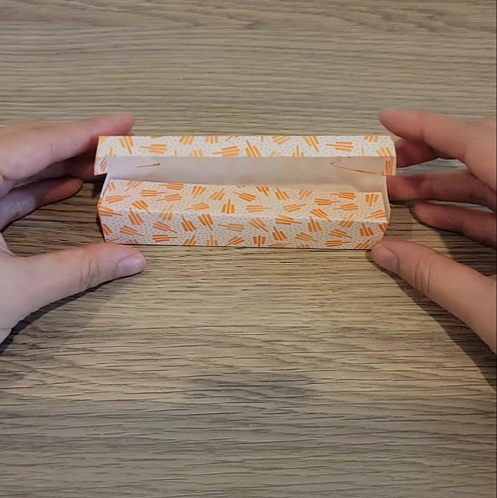 How to make origami rectangular box with lid 🎁 - YouTube