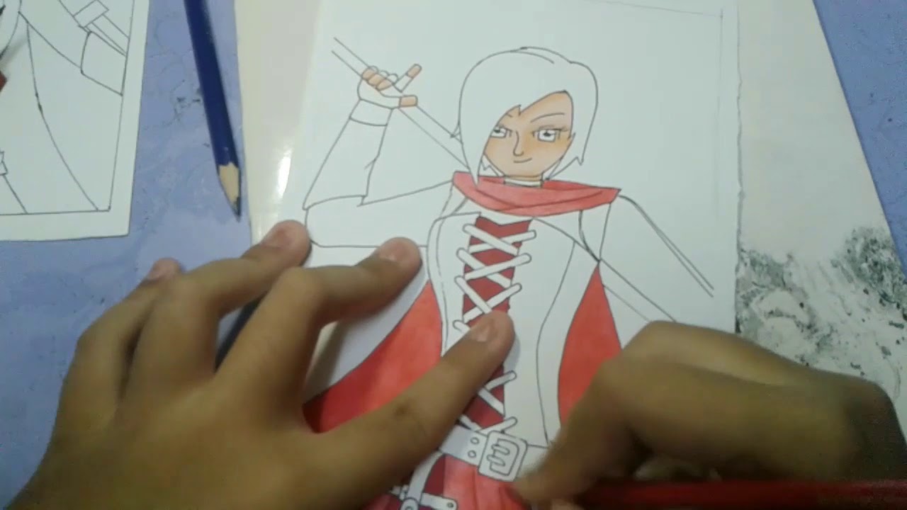 My Art 6 - Ruby from RWBY - YouTube