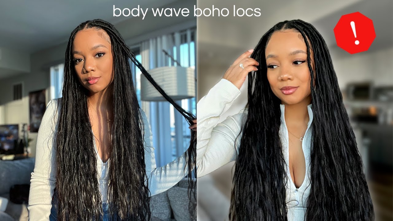 NEW 26" Body Wave Boho Locs | Protective Style for my Natural Hair ...