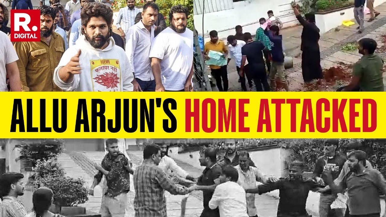 Sandhya Theatre Tragedy: 6 Booked For Vandalising Allu Arjun's House ...