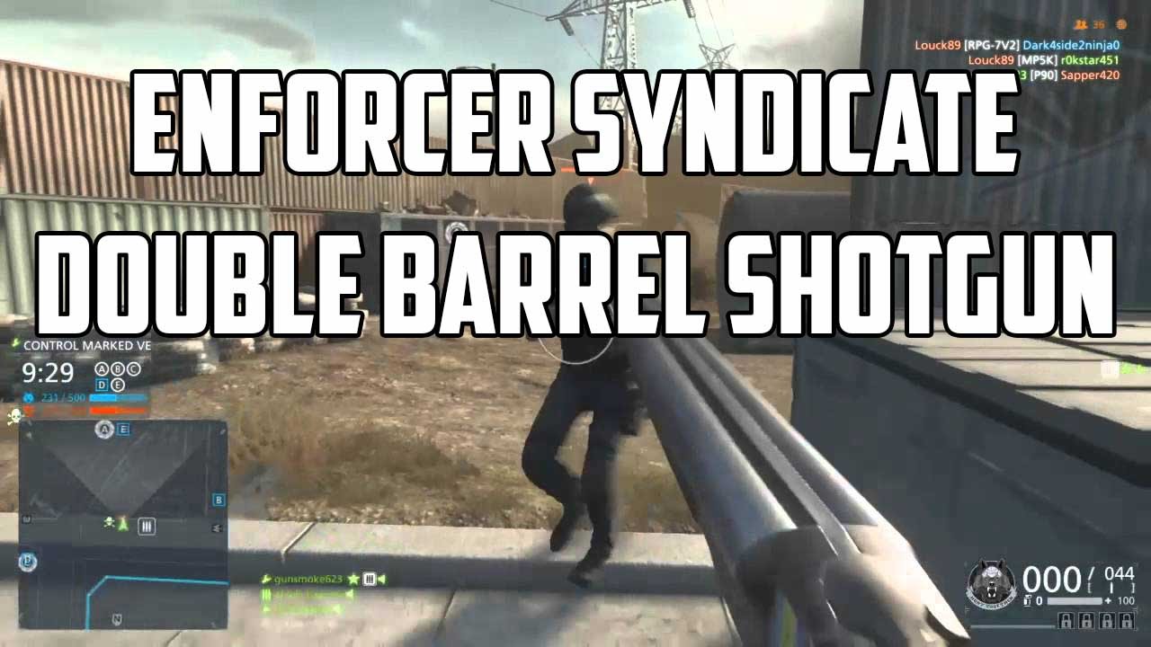 How to Unlock Double Barrel Shotgun - Battlefield Hardline Enforcer ...