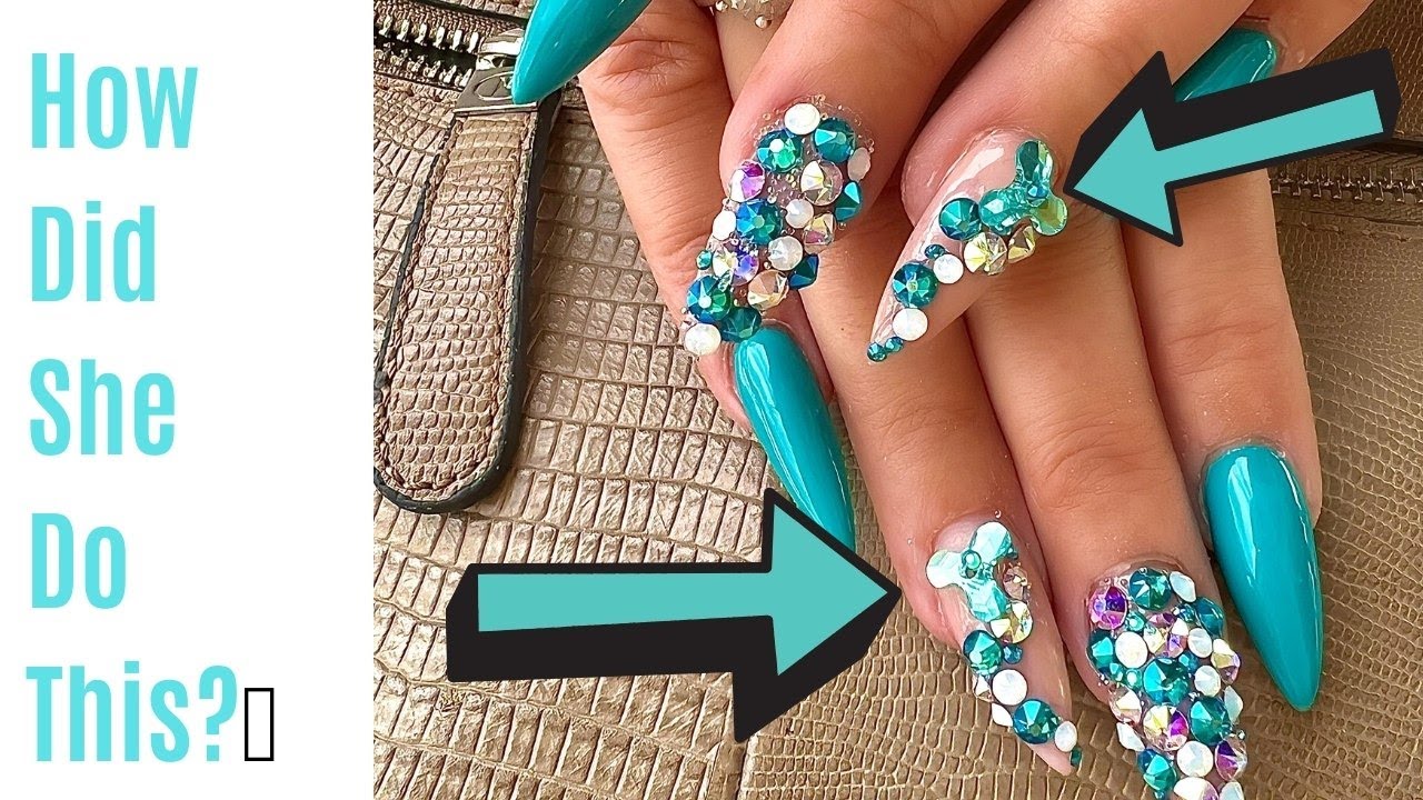 How To Create Fidget Spinner Nails - YouTube