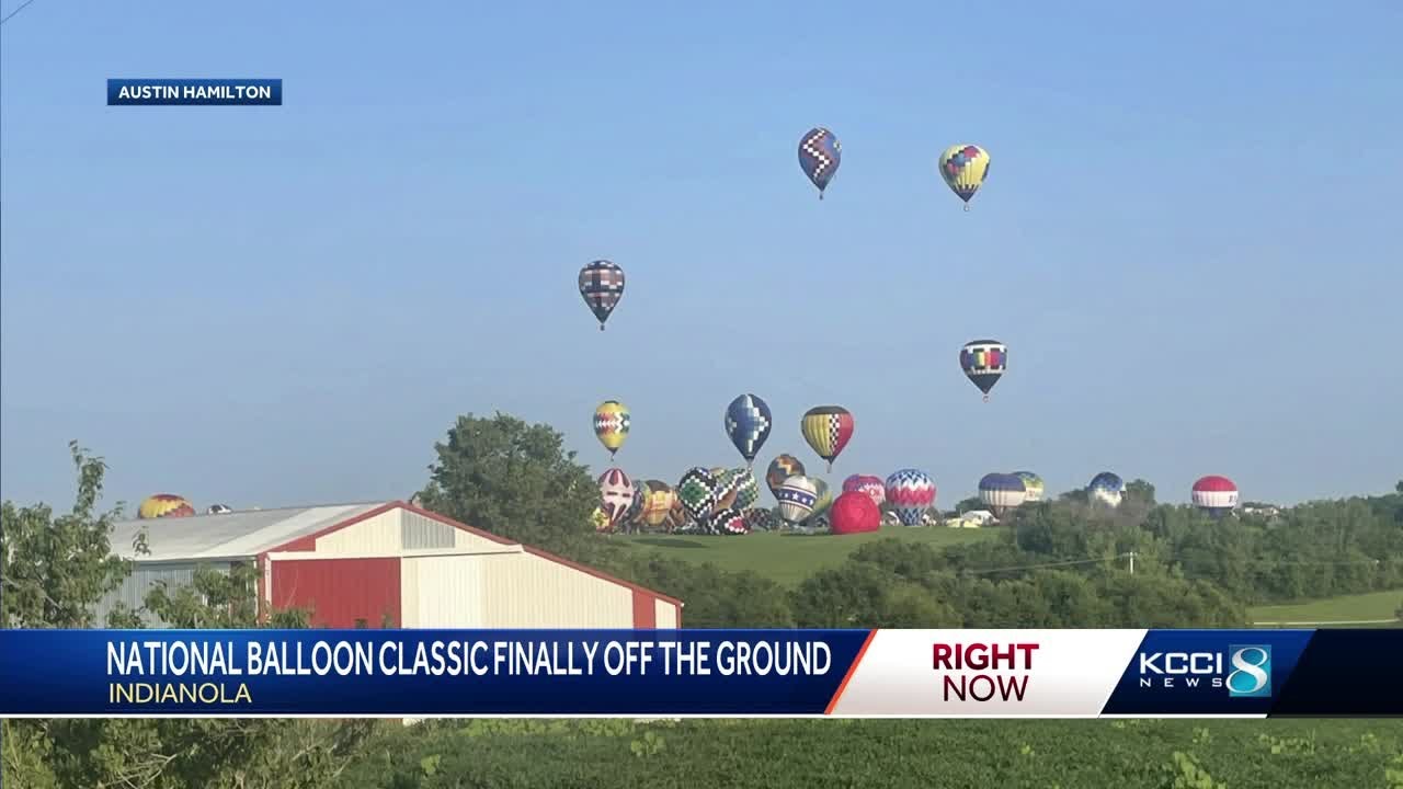 National Balloon Classic finally takes flight - YouTube