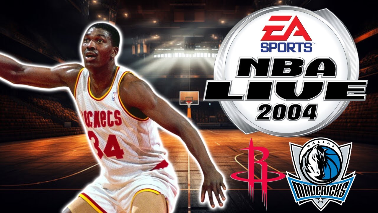 NBA Live 2004 - Playoffs R1G1: All-Time Rockets vs. All-Time Mavericks ...