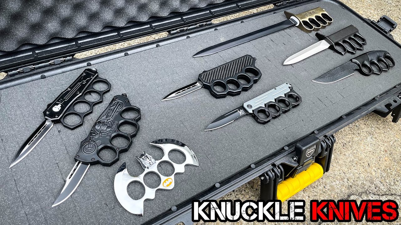 KNUCKLE TRENCH KNIFE CASE - YouTube