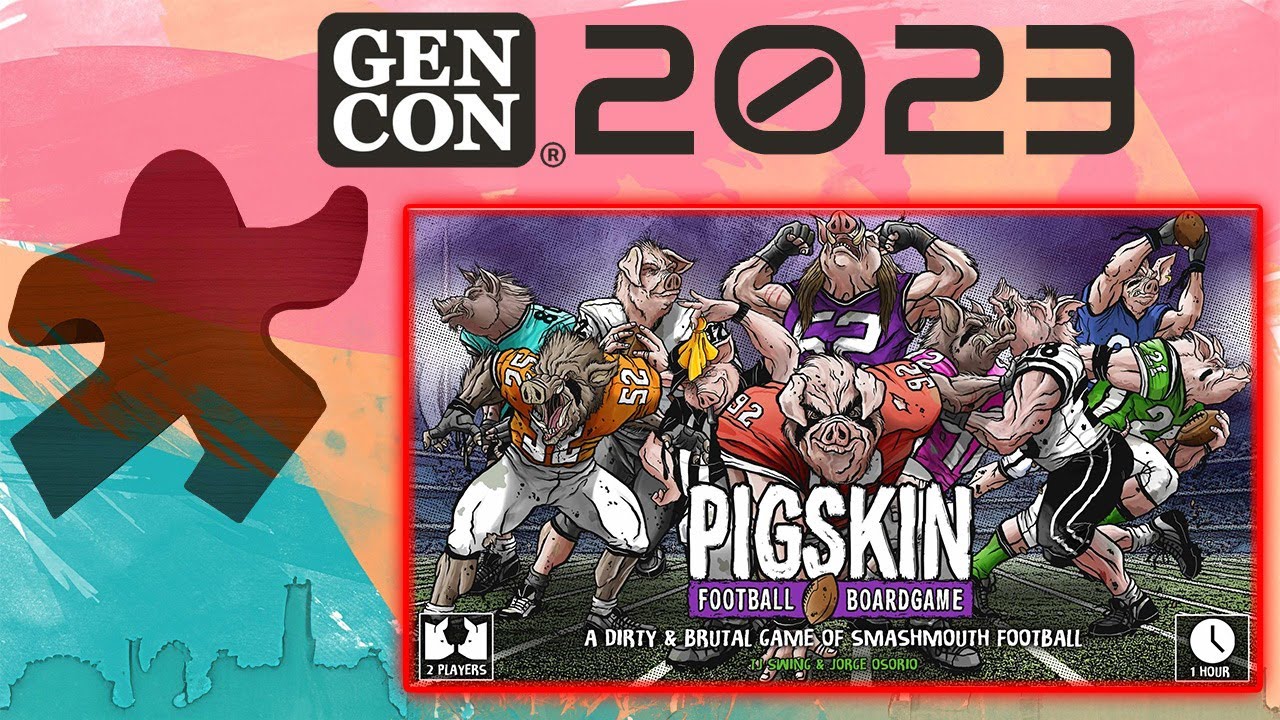 "Pigskin Football" A Football Board Game that Feels like Football - YouTube