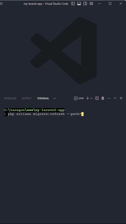 Laravel Migrate refresh Specific Migration File - YouTube