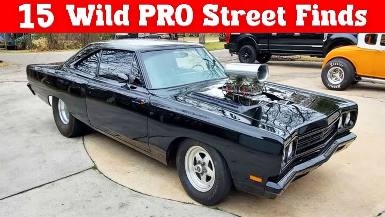 15 Wild Pro Street Cars for Sale – Extreme Horsepower Deals! - YouTube