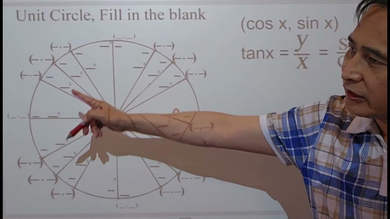 Algebra2. 13.3 Unit Circle(Definition of Radian, Radian to Degree, Finding Value of Special ...