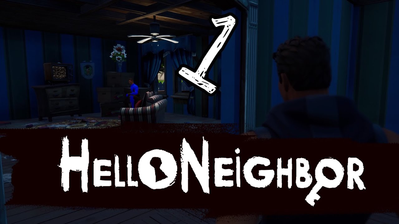 Fortnite Roleplay HELLO NEIGHBOR ( THE BASEMENT ) #1 ( A Fortnite Short ...