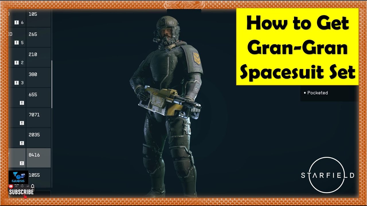How to Get High Level Gran-Gran Spacesuit Set - YouTube