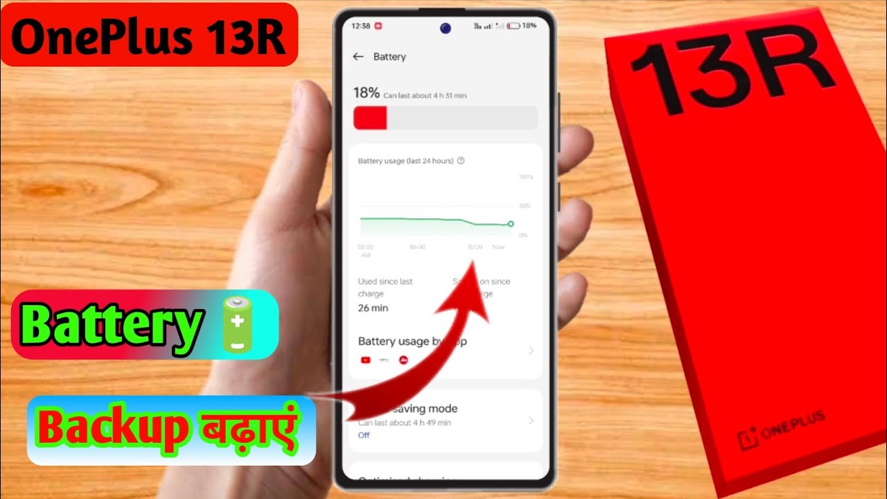 oneplus 13r battery jaldi khatam ho jati hai, oneplus 13r me battery ...