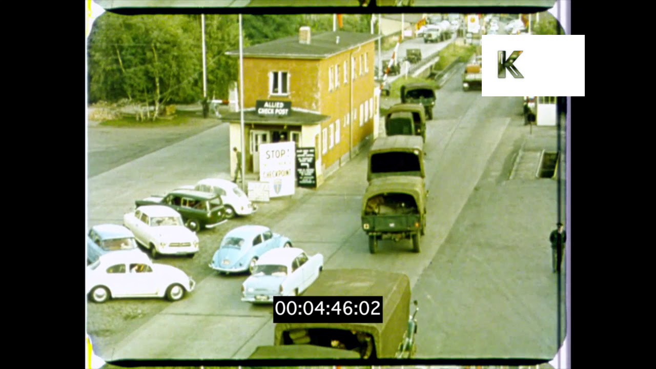 1960s Border Crossing Between East and West Germany, HD from 16mm - YouTube